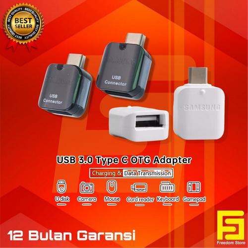 Promo Samsung Original USB Type C OTG Adapter for A20 A30 A40 ...