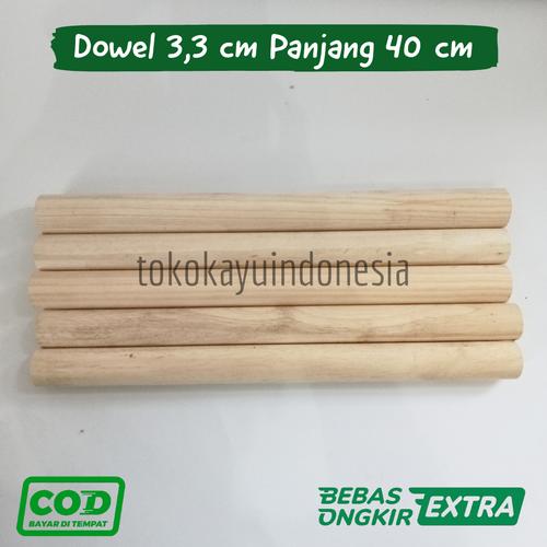 Jual Dowel Kayu 3,3 cm Panjang 40 cm - 25 cm - Kab. Bogor - Toko Kayu ...