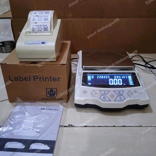 Jual Timbangan FUJITSU FSR-B 2000g x 0,01g plus Printer lable stiker ...