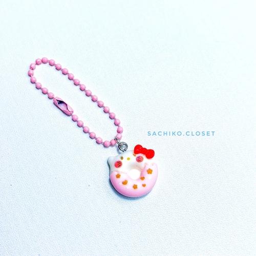Jual gantungan kunci sanrio donut hello kitty keychain lucu - hello ...