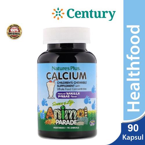 Promo NATURES PLUS ANIMAL PARADE CALCIUM / Vitamin Tulang Anak ...