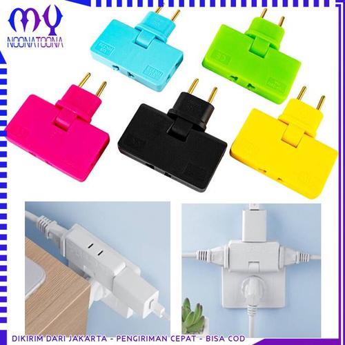 Jual Power Socket Plug in 3 Lubang Stop kontak Steker Lipat 3 Cabang ...