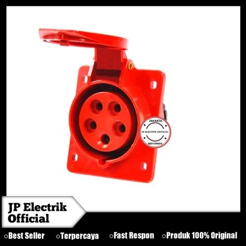 Jual Stop Kontak Genset 5 Pin 32A CEE 425 Panel Mounting Socket 5 Pin 32A - Jakarta Pusat - JP ...