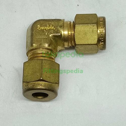 Jual Fitting Union Elbow OD 1/4" Brass Kuningan Swagelok - Jakarta Barat - Fittingspedia | Tokopedia