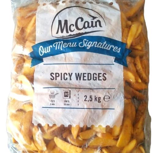 Jual Potato Spicy Wedges Seasoned | Kentang Wedges Bumbu - 2.5 kg ...