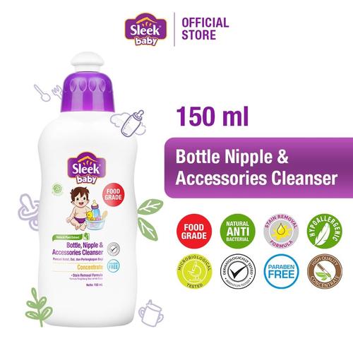 Jual Sleek baby bottle nipple cleanser sabun cuci pencuci botol bayi ...