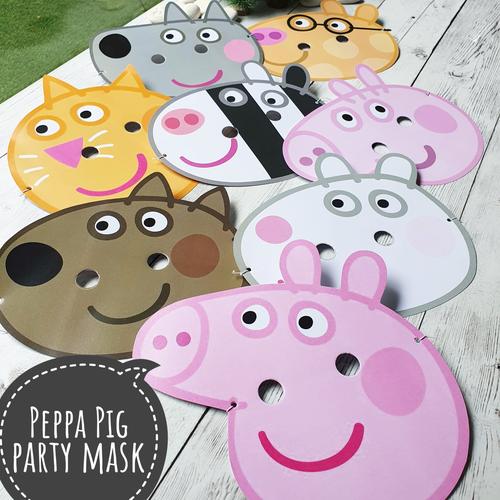 Jual Peppa Pig Party Mask Topeng Pesta Ulang Tahun Birthday - Peppa Pig ...