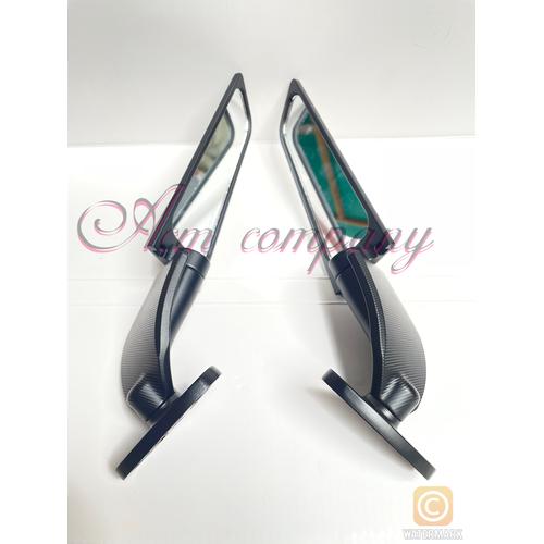 Jual MIRROR SPION WINGLET STEALTH BIG KACA BLACK MOTOR SPORT - Big ...