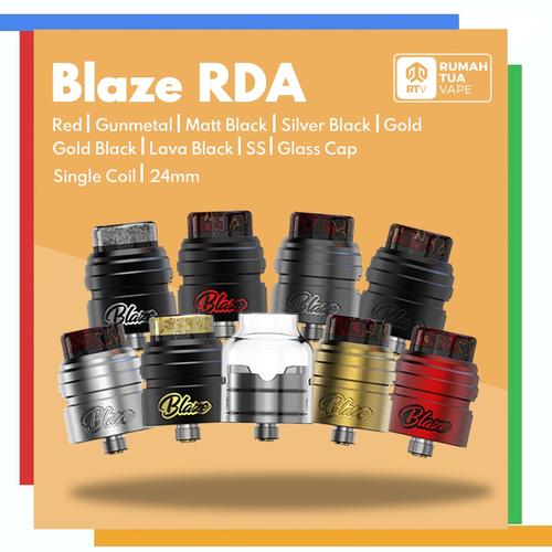 Jual BLAZE SINGLE COIL 24MM RDA BY MIKE VAPE X THUNDER HEAD CREATION ...