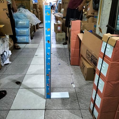 Jual alat ukur tinggi badan panjang bayi anak kayu/Meteran Kayu - Kayu ...