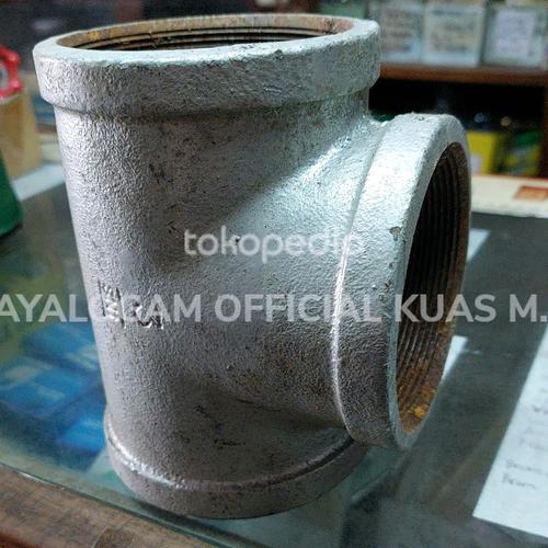 Jual Tee T drat Besi Galvanis 3" inch fitting besi - Kota Yogyakarta ...