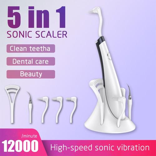 Jual Alat Scaler Gigi Sonic 5 in 1 Perontok Karang Tartar Scaling Mesin ...