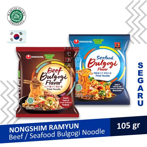 Jual Nongshim Bulgogi Korean Fried Noodle Mie Instant Korea Halal MUI ...