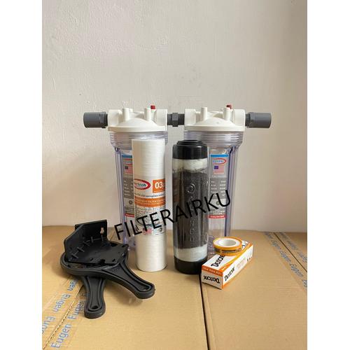 Jual Paket Filter Air 2 Housing Sedimen + Ferrolite / Filter Air Besi ...