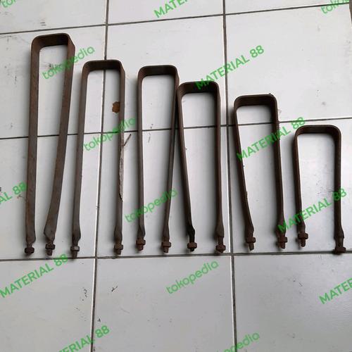 Jual Besi Aisan U drat + Mur - Besi Behel Kuda-kuda Atap Kayu - 40cm ...