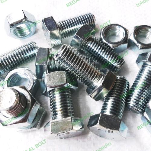 Jual Baut Mur Besi Putih M16 x 35mm Full Drat - Kab. Tangerang - REGAL ...