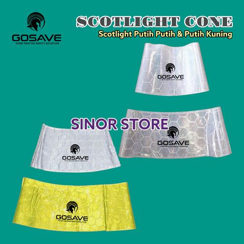 Jual 1 Set Scotlight Kerucut Jalan Untuk Traffic cone Scotlite Sticker ...