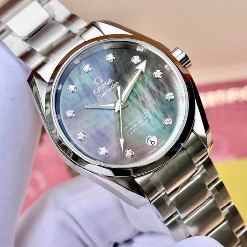Jual Omega Seamaster Aqua Terra 38,5MM Mother Of Pearls Diamonds ...