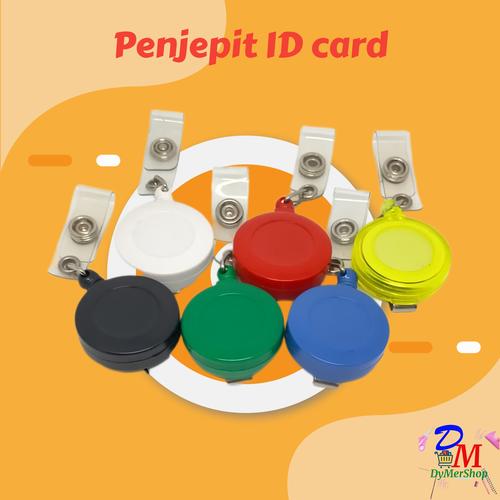 Jual ID card holder - penjepit ID card yoyo - penjepit ID card bulat ...