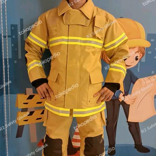 Jual Fireman Suit ( Jacket And Trouser ) Jaket Pemadam Kebakaran Brand ...