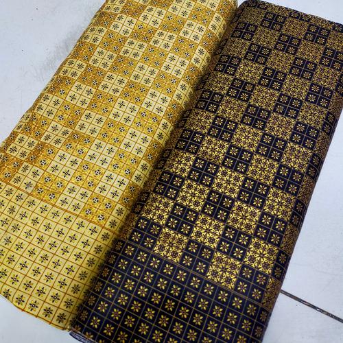 Jual Bahan Batik Motif Songket / Kain Batik Katun Prada Ulos Per 1 ...