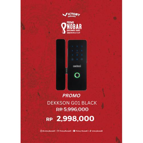 Jual SMART GLASS DOOR LOCK DEKKSON G01 BLACK - RIGHT - Kab. Bandung ...