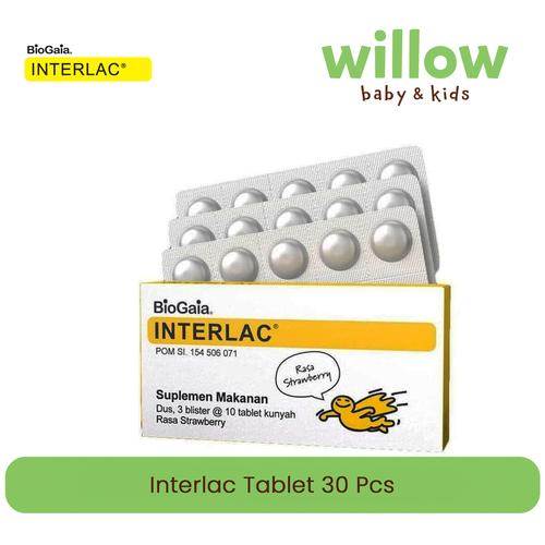 Jual INTERLAC TABLET 30S - Kota Surabaya - willow baby shop | Tokopedia