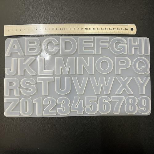 Jual Cetakan Resin Huruf Alfabet BESAR Abjad Alphabet Word Tatakan ...