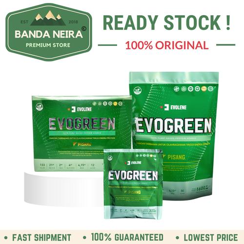 Jual Evolene EvoGreen Evo Green Vegan Plant Based Protein Powder ...