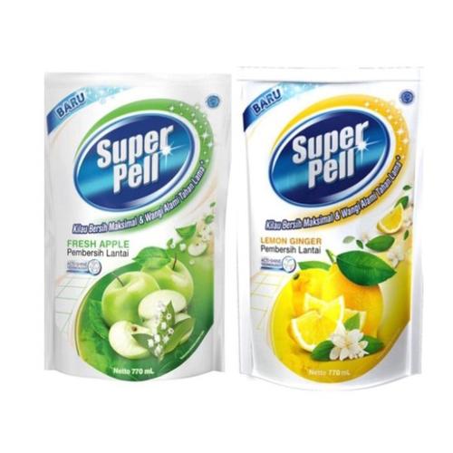 Jual Super Pell Pembersih lantai 770ml Sabun Lantai Superpel - Kota ...