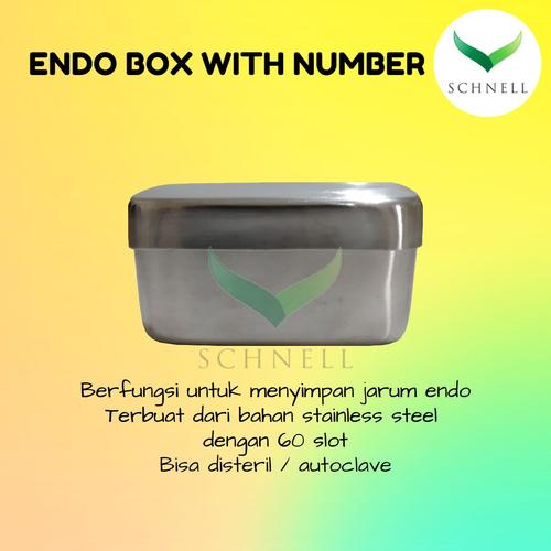 Jual Endo Box with Number / Endobox / Kotak Penyimpan File Endodontik / Perawatan Saluran Akar ...