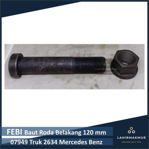 Jual Baut Roda Belakang 120 mm 07949 FEBI Truk 2634 Mercy/Mercedes Benz ...