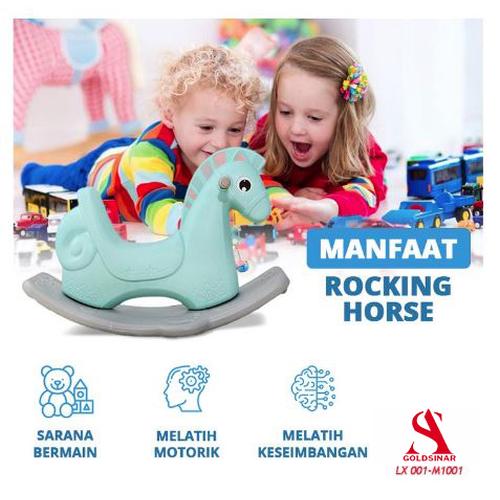 Jual Mainan Anak Kuda Rocking Horse Mainan Kuda Kudaan - M1001 PINK ...