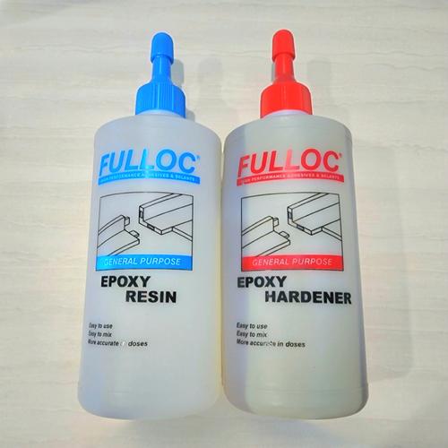 Jual Lem Epoxy FULLOC by epotec 2 Komponen Resin + Hardener Set 1Kg 1 ...