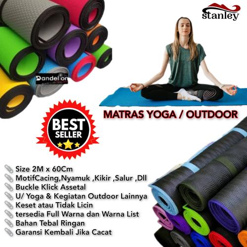 Jual Matras spon cacing camping 60*200cm / matras yoga / Travelling ...