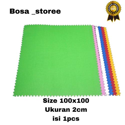 Jual Kualitas bahan premium Matras Puzzle polos 100x100 Tbl 2 Cm isi 1 ...