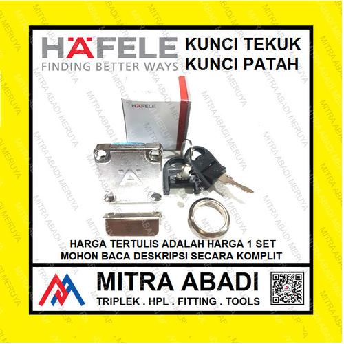 Jual Kunci Laci Hafele Kunci Lemari Hafele FLIP KEY TEKUK PATAH 232.01. ...