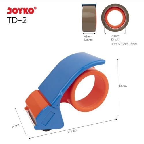 Jual Rumah Pemotong Lakban 48/45 mm Dispenser Isolasi JOYKO TD2 Tape ...