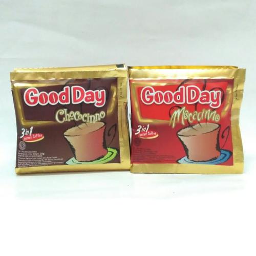 Jual Good Day 3 in 1 Instant Coffee Chococinno / Mocacinno Kemasan 20g ...