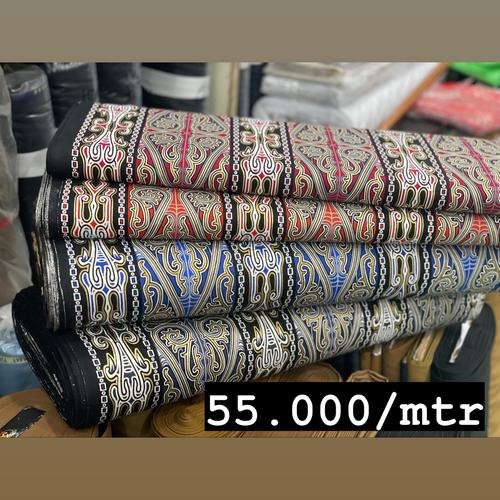 Jual Batik Gorga Prada Khas Batak , Batik Katun , HORAS - Biru - Kota ...