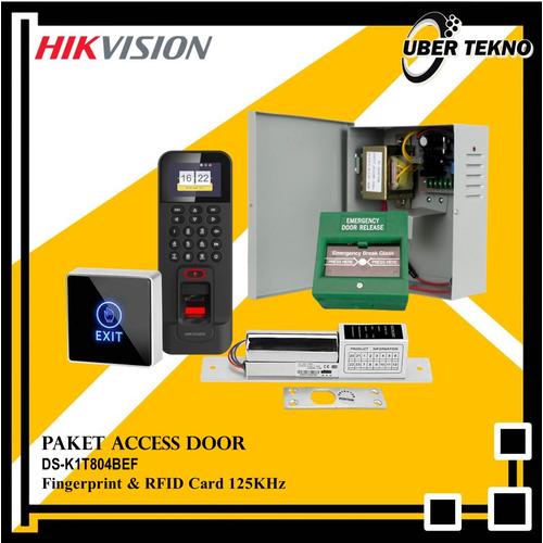 Jual Paket Access Control Hikvision DS-K1T804BEF - Pintu Kaca - Jakarta Timur - Uber Tekno ...