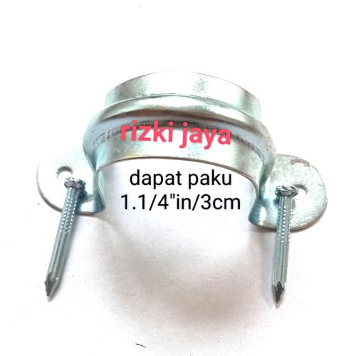 Jual Klem Plat Besi 2.1/2" inch Tebal/pipe clamp/klem - Biasa - Kota ...