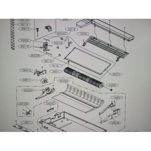 Jual CROSS FLOW FAN / BLOWER INDOOR AC LG ARNU09GTUA2 ORIGINAL - Kab ...