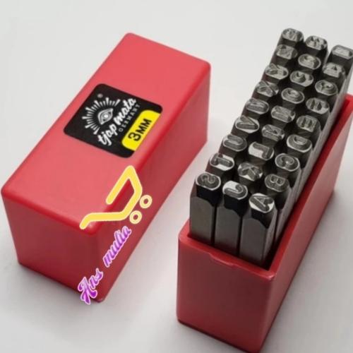 Jual Huruf/Angka ketok Tjapmata 3 mm Stamp Punch letter set - Huruf dan ...
