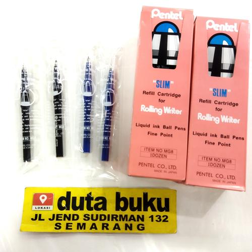 Jual Refill Isi Ulang Pen Pulpen Pentel Tanda Tangan - Biru - Kota ...