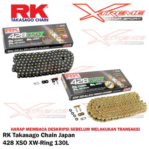 Jual Rantai RKJ Chain 428 XSO XW-Ring 140L Ninja 150 R R15 KLX 150 CRF 150 - 140L Gold - Jakarta ...