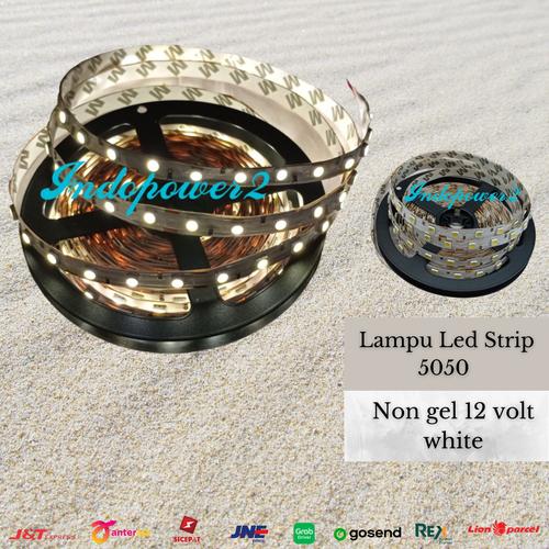 Jual LED ROLL PUTIH 5050 DC 12V 60 LED STRIP IP44 NON GEL - Jakarta Barat - Indopower2 | Tokopedia