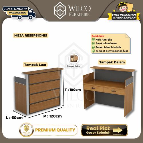 Jual Meja Resepsionis Kantor / Meja Resepsionis Lobby / Meja Kantor ...