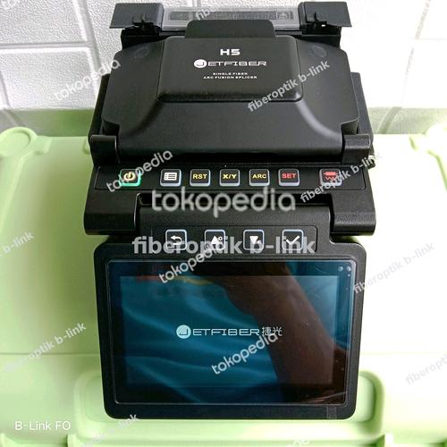 Jual splicer jetfiber h5 6 motor / splicing fiber optik / fusion ...