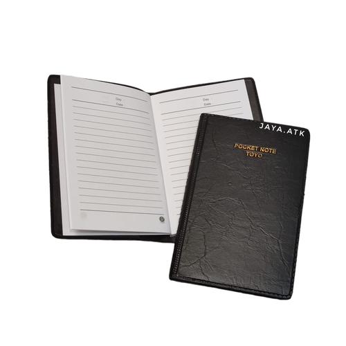 Jual BUKU NOTEBOOK NOTES POKET MINI KECIL A7 TOYO PB-711 HITAM SEMINAR ...
